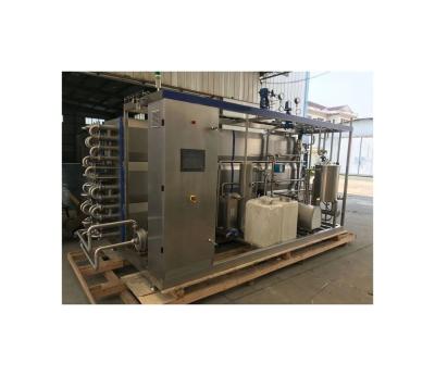 China Viscous Milk Sterilizer with 0.5-0.6 mpa Steam Pressure and 25C Outlet Temperature for sale