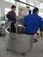 China Processing Line 500L Oval Shape Cheese Vat with 450 KG Capacity for sale