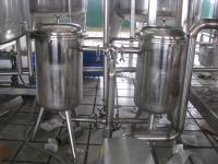 China Food Sanitary 3000L/H Milk Duplex Filter with Technology and SS304 Material for sale