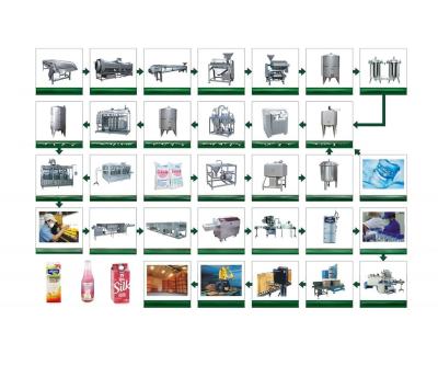 China Raw Material Soybeans Kids Fortified Soymilk Production Line with Customised Voltage for sale