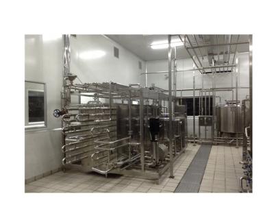 China Sterilizer Full Automatic 6000L/H UHT Tubular Milk Thermization Machine for Horse milk for sale