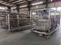 China Inlet Temperature 20-30°C Concentrate Fruit Puree Tube Tube Sterilizer Machine 2500 KG for sale