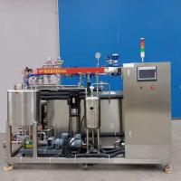 China Mini Lab UHT Sterilizer Milk Production Plant with 1800*800*1200mm Size for sale