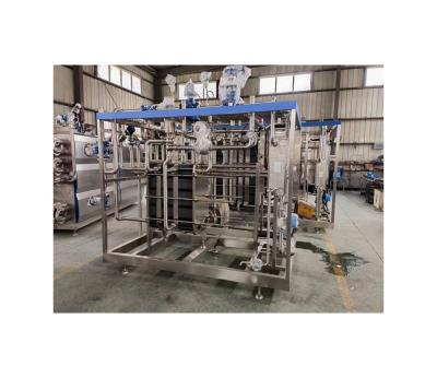 China Customizable 15-30s Sterilization Time Plate Type Milk Sterilizer for Egg Pulp 3.5KW for sale