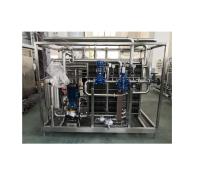 China Customizable 15-30s Sterilization Time Plate Type Milk Sterilizer for Egg Pulp 3.5KW for sale
