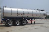 China Long Distance Milk Transport Cylindrical Tank of SUS304/316L with 10000L Capacity for sale