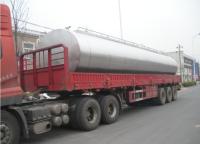 China Long Distance Milk Transport Cylindrical Tank of SUS304/316L with 10000L Capacity for sale