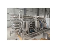 China Standard Size 4T Fruit Puree Tube in Tube Sterilizer with PLC Control System for sale