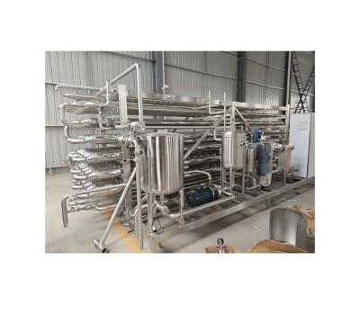 China 7.5 Kw PLC Controlled Aseptic Tube-in-Tube Sterilization Machine for Strawberry Paste for sale