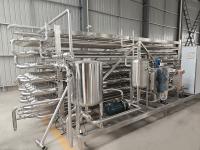 China 7.5 Kw PLC Controlled Aseptic Tube-in-Tube Sterilization Machine for Strawberry Paste for sale