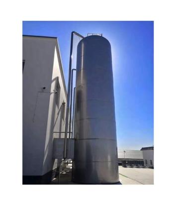 China 220V/380V Voltage Stainless Steel 304/316L Milk Tank for Balance Milk Receiving Silo for sale