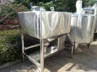 China 500L Square Type Emulsification Tank for Milk Stainless Steel 7.5KW 1000*1000*1800mm for sale
