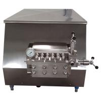 China 400 Bar High Pressure Milk Homogenizer for 4000L/H Industrial Milk Treatment Solutions for sale