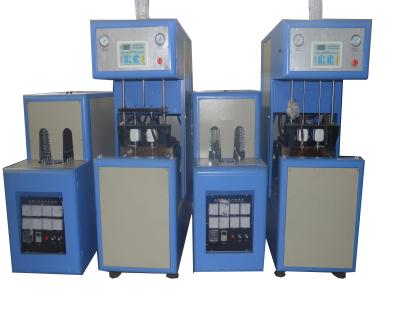 China 0.1-2L Volume Size PET Semi Automatic HZ-880 Mineral Water Bottles Blow Moulding Machine for sale