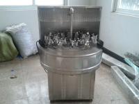 China Glass Packaging Material Semi Automatic 1000B/H PET Water Bottle Cleaning Machine for sale