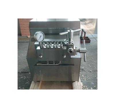 China 4000L/H 40mpa Soy Homogenizing Machine for Juice Milk Ice Cream Emulsify Homogenizer for sale