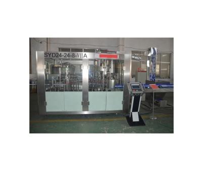 China 100% Filling Accuracy Full Automatic 24-24-8 Bottle Mineral Water Rinsing Filling Capping Machine for sale