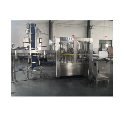 China 2100*1580*2300mm 3-in-1 Model 8-8-3 Filling Machine for Water Beverage Bottling Plant for sale