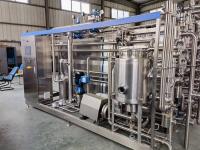 China Stainless Steel 304/316 7.5 Kw Milk Honey Beverage Tubular Type Sterilizing Machine for sale