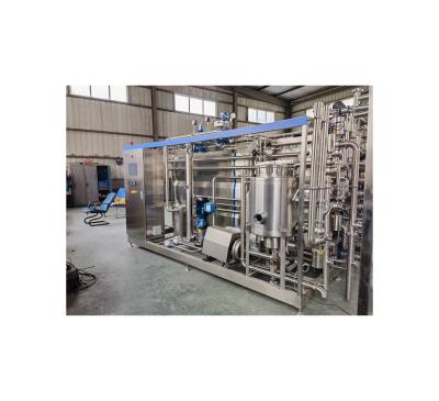 China Electric/Steam Heating Coconut Milk Soy Milk Pipeline UHT Sterilizer for sale