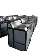 China 1250*950*1210 Semi Automatic 300b/h 3 Barrel Bottle Washing Machine With Decapping Function For 5 Gallon for sale
