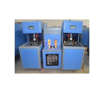 China High Pressure Valve Semi Automatic One Cavity 5L Plastic Wide Neck Jars Blow Moulding Machine with Moulds for sale