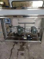 China Restaurant Semi Automatic Two Station 5 Gallon Bottle Cap Removing And Washing Machine for sale