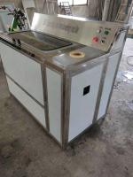 China Restaurant Semi Automatic Two Station 5 Gallon Bottle Cap Removing And Washing Machine for sale