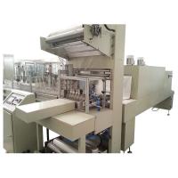 China Semi Automatic Oil Bottles Wrapping Machine with Heat Shrink Tunnel and PE Film Type for sale
