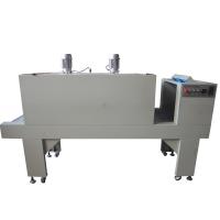 China Semi Automatic Oil Bottles Wrapping Machine with Heat Shrink Tunnel and PE Film Type for sale