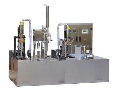 China 500b/h Juice Milk Gable Top Carton Filling Machine for Normal Temperature Storage for sale