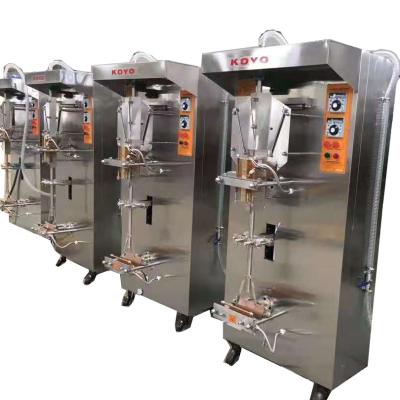 China Plastic packaging 2200bags/hour koyo liquid packing machine with spare parts included for sale