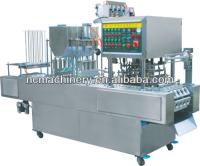 China Automatic Grade Ice Cream Cup Filling Machine with 100% Filling Accuracy for sale