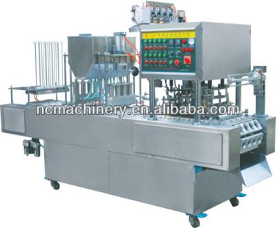 China Automatic Grade Ice Cream Cup Filling Machine with 100% Filling Accuracy for sale