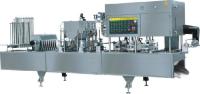 China Convenient Pneumatic Flavored Yoghurt Cup Filling And Sealing Machine for Plastic Cups for sale