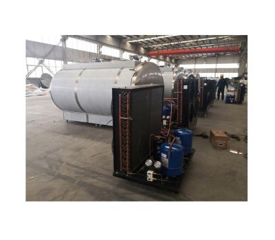 China Stainless Steel Milk Cooling Tank 500 KG Capacity for Milk Processing Plant Equipment for sale
