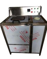 China Electric Driven Manual Type 5 Gallon Bottle Washing Machine 800*800*1200mm for sale