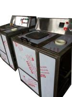China Electric Driven Manual Type 5 Gallon Bottle Washing Machine 800*800*1200mm for sale