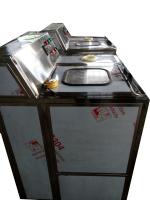 China Electric Driven Manual Type 5 Gallon Bottle Washing Machine 800*800*1200mm for sale