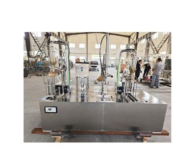 China 500 cartons per hour gable top milk filling machine 12 months shelf life of whipped cream for sale