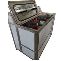 China Easy to Operate Semi Automatic Double Type 5 Gallon Bottle Decapping and Washing Machine 195 KG for sale