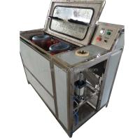 China Easy to Operate Semi Automatic Double Type 5 Gallon Bottle Decapping and Washing Machine 195 KG for sale