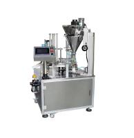 China High Capacity Small Rotary Milk Yogurt Cup Filling Sealing Machine at 2000 cups/hour for sale