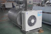 China Design 5000L Horizontal Sanitary Stainless Steel Milk Cooling Tank for Milk Processing for sale