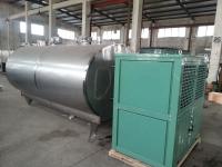 China Design 5000L Horizontal Sanitary Stainless Steel Milk Cooling Tank for Milk Processing for sale