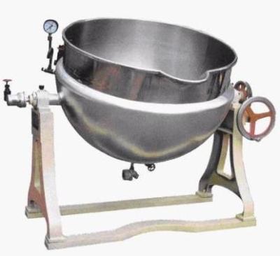 China SUS304/316L 300L Steam Heating Congee Cooking Kettle for Food Processing Equipment for sale
