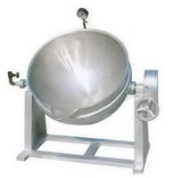 China SUS304/316L 300L Steam Heating Congee Cooking Kettle for Food Processing Equipment for sale