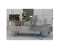 China Max. Air Consumption 0.5m3/min Ice Cream Yogurt Pudding Cup Filling Sealing Machine for sale