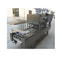 China Max. Air Consumption 0.5m3/min Ice Cream Yogurt Pudding Cup Filling Sealing Machine for sale