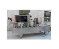 China Plastic Cup Sealer for Farms Chocolate Sauce Jelly Pudding Filling and Sealing Machine for sale
